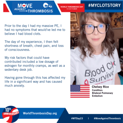 Blood Clot Patient Stories - World Thrombosis Day