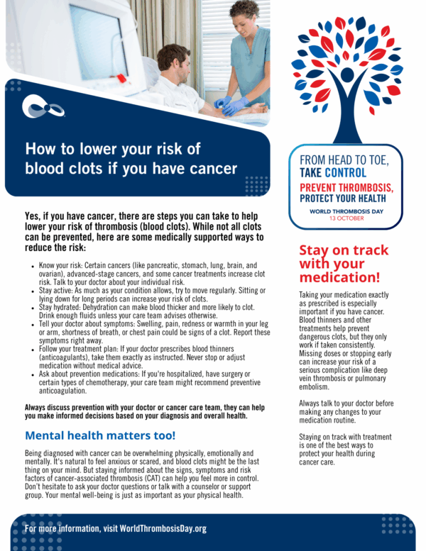 Cancer-Associated Thrombosis - World Thrombosis Day